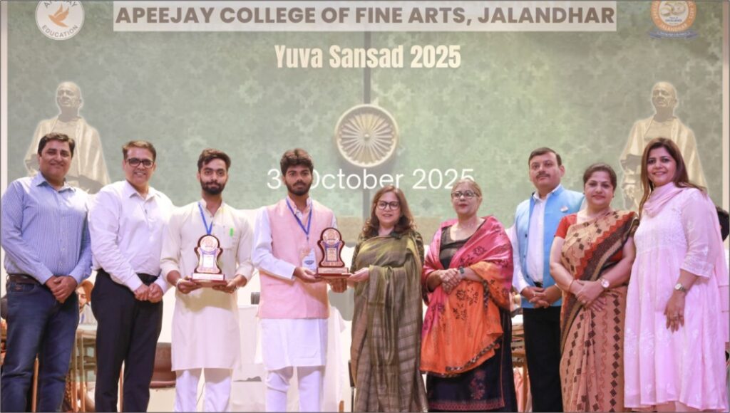 Apeejay College of Fine Arts Organises ‘Yuva Sansad’ to Mark National ...