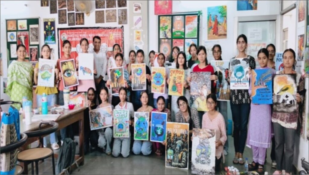 HMV Organized Poster Making Competition - Punjab News Channel